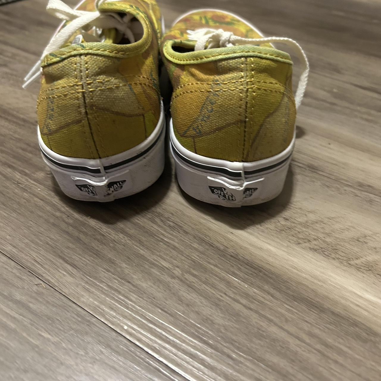 Yellow sunflower Van Gogh Amsterdam Collaboration Vans - Depop