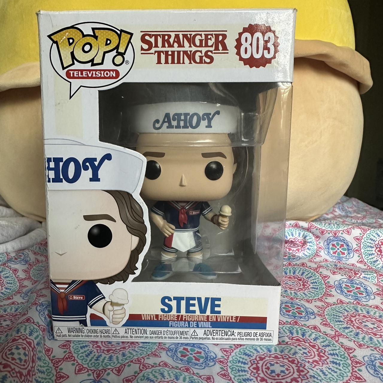 Steve Funko Pop from Stranger Things Box is some... - Depop