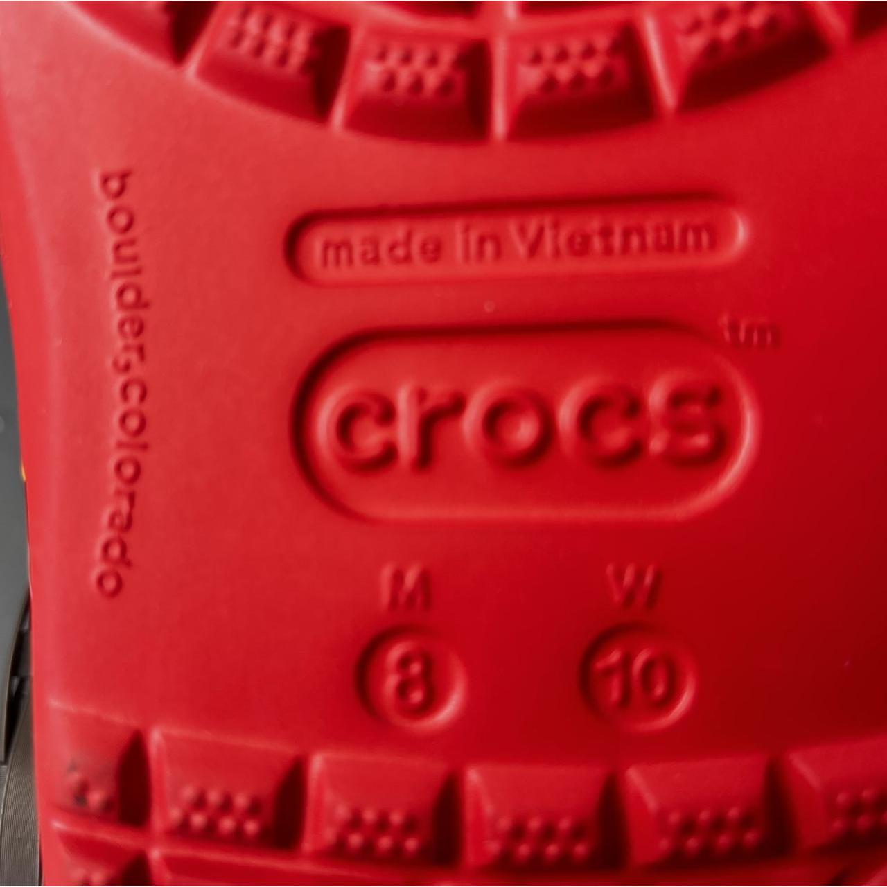 Lightning McQueen light up crocs size 8 but fit good... - Depop