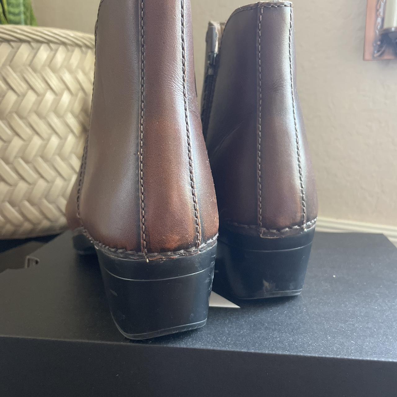 Dansko Brown leather boots Size: US 9 Worn and... - Depop