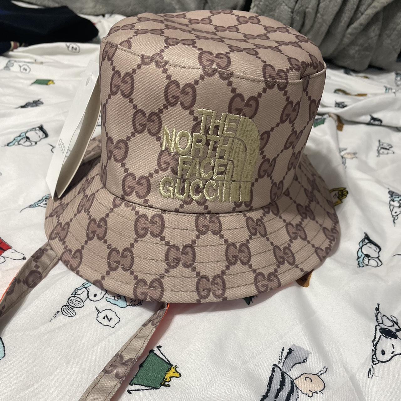 North Face Gucci Bucket Hat - Depop