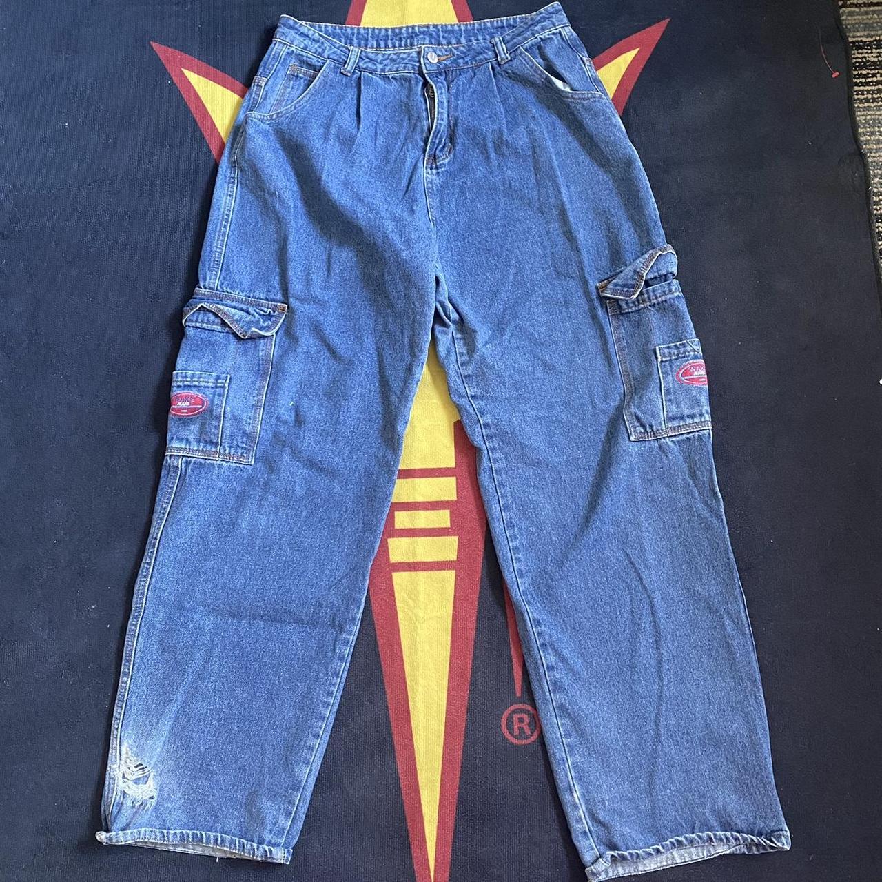 Wake baggy cargo jeans - Size 32 - No flaws... | Depop