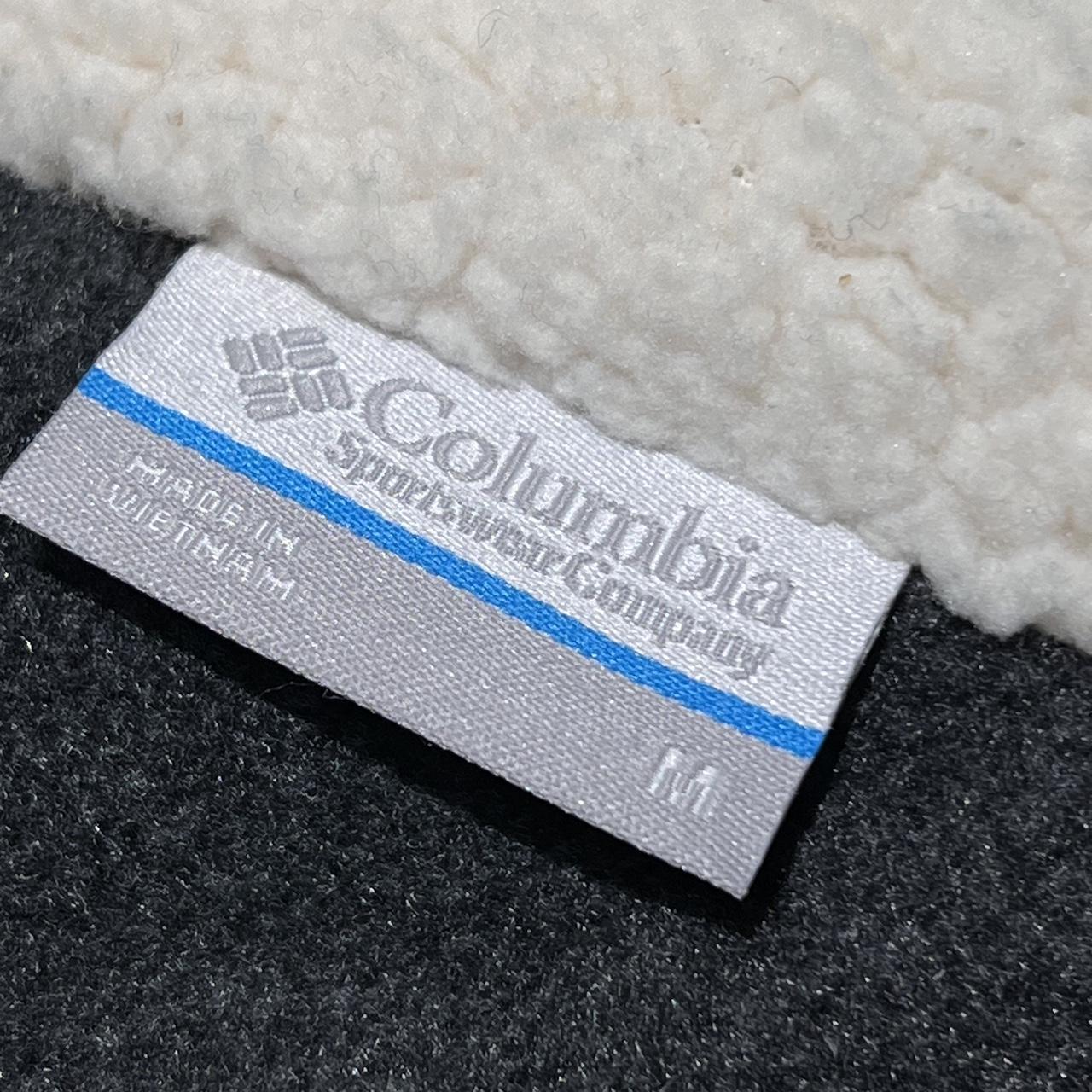 Fuzzy Columbia vest #columbia #vest #comfy #grey... - Depop