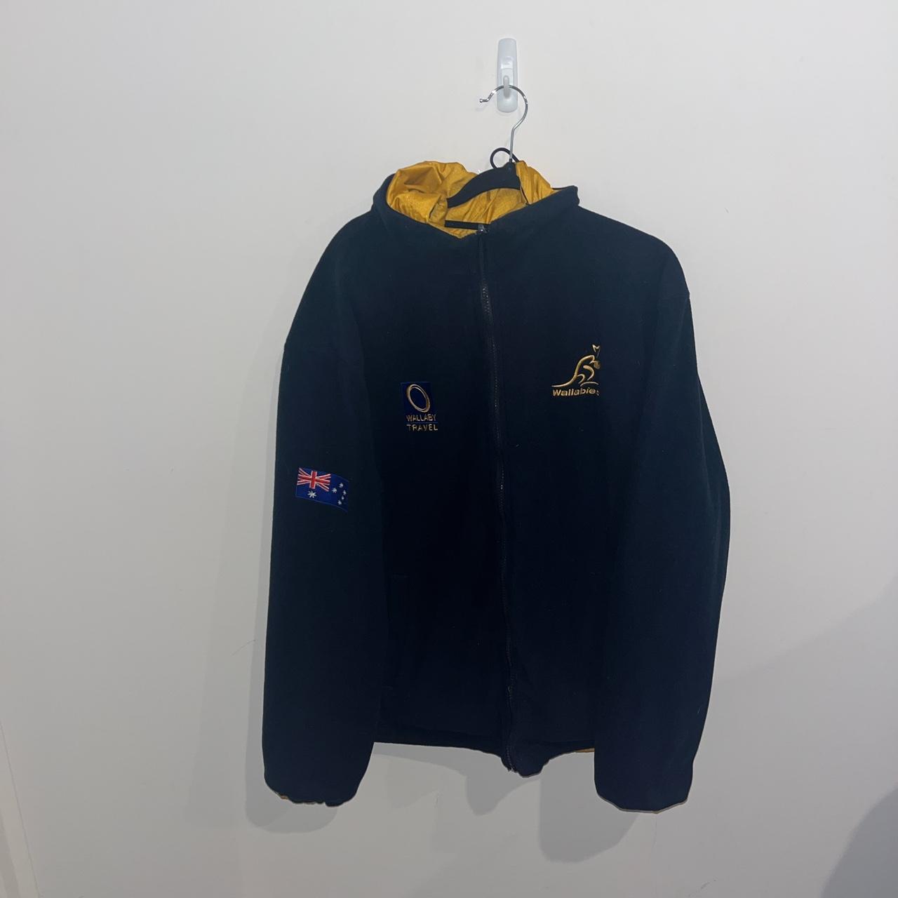 Reversible Wallabies Rugby Union Jacket Size L In... - Depop