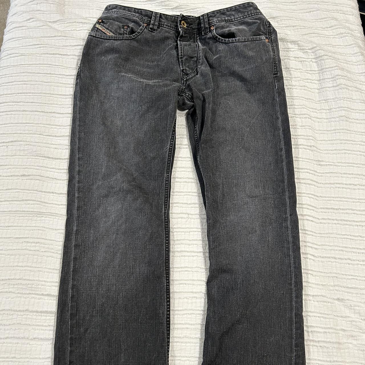 Dark grey denim jeans.( Diesel Industry Denim ) SIZE... - Depop