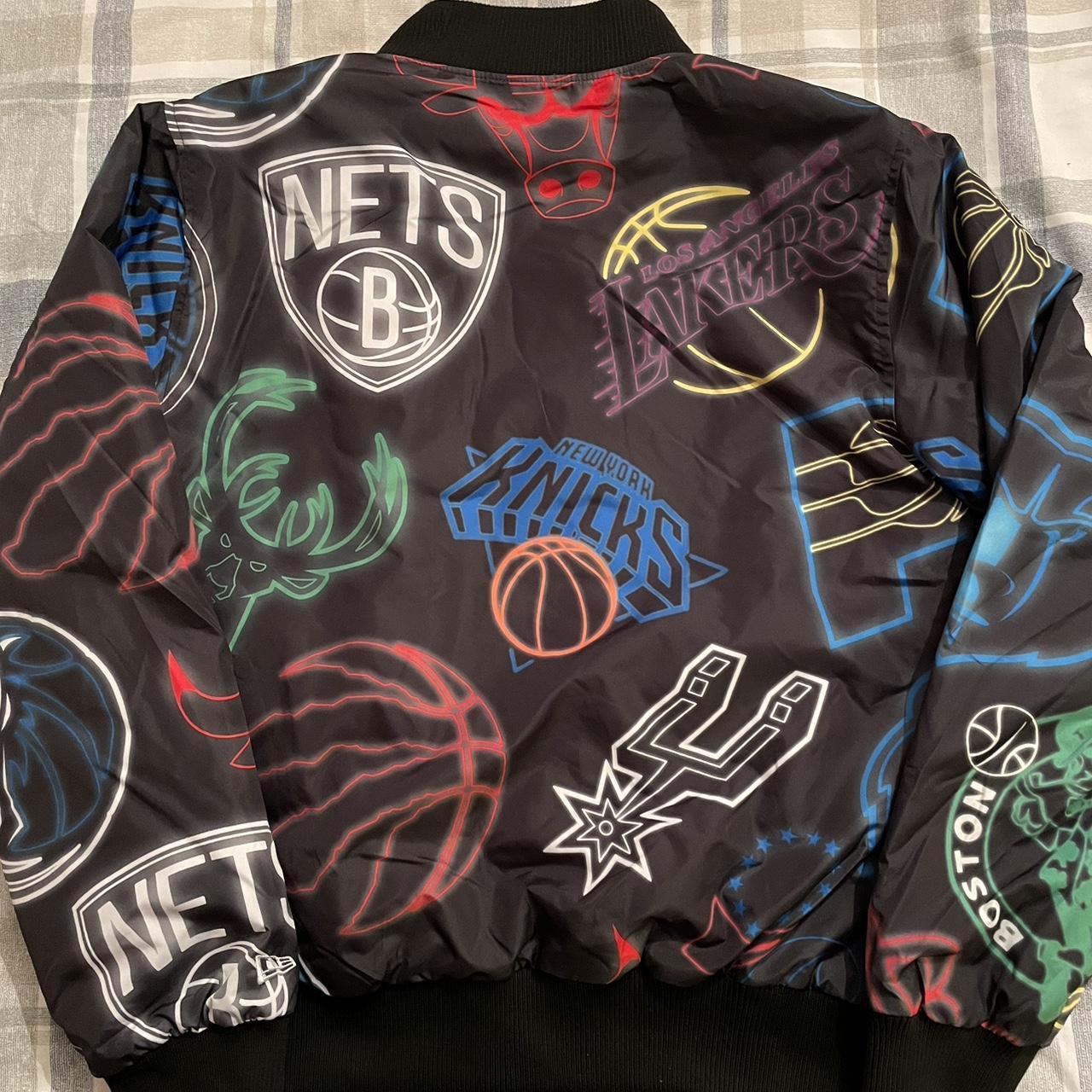 Brand new with tags men NBA new era jacket NBA team... - Depop