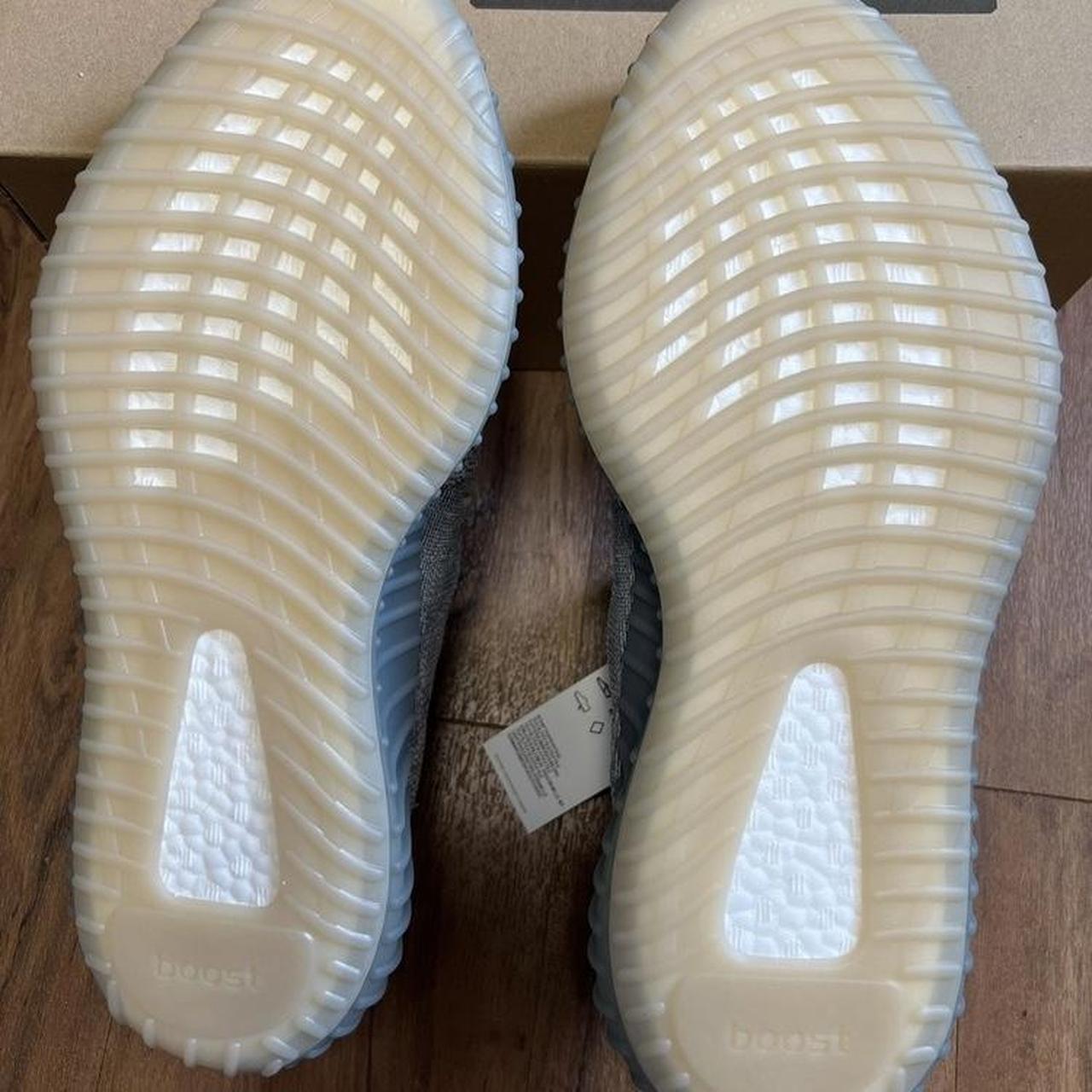 Yeezy Men's Blue and Tan Trainers | Depop