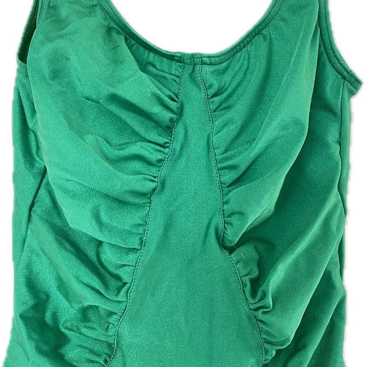 Vintage metallic green Italian bathing suit. - Depop