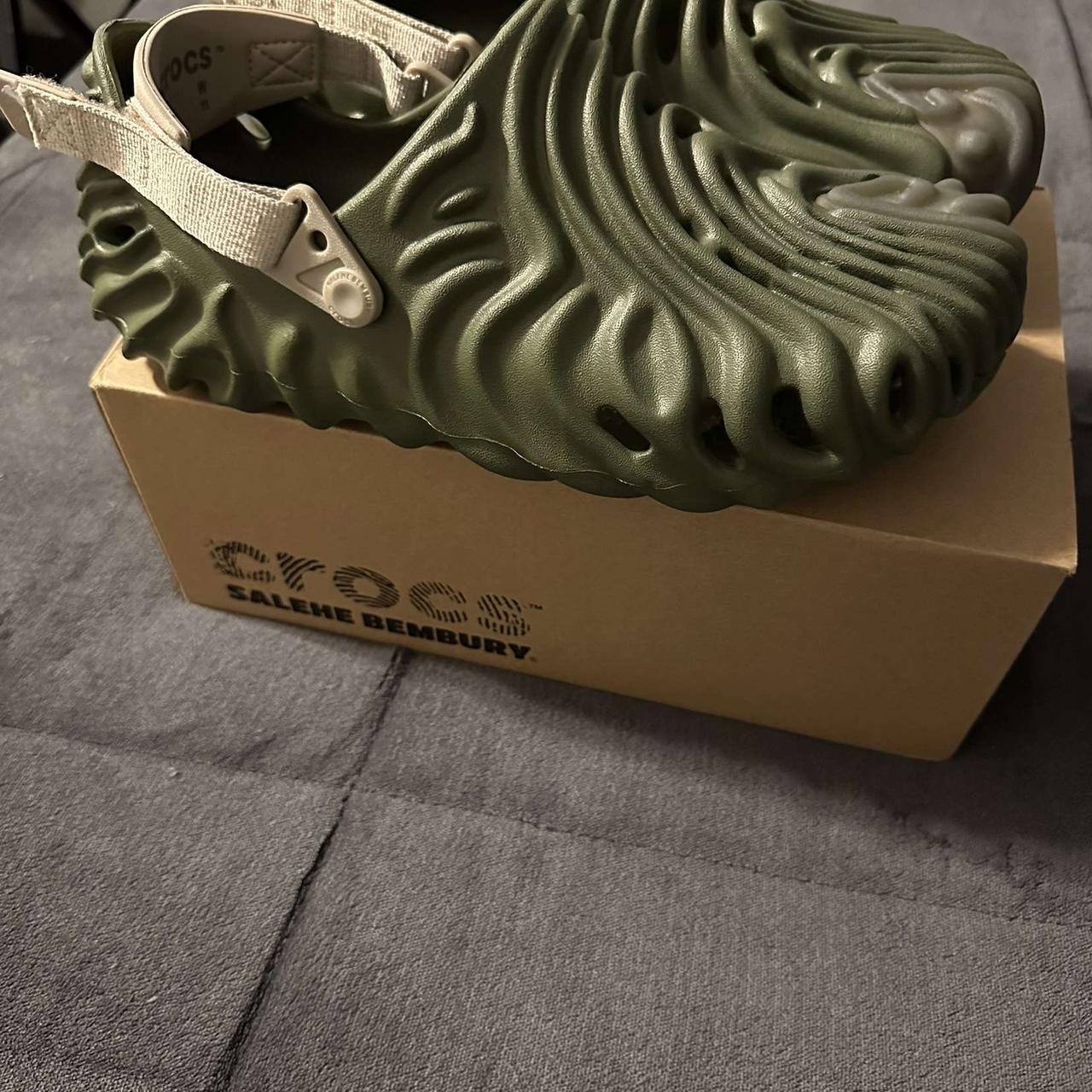 Crocs Pollex Clog Salehe Bembury “Cucumber” Size 9... - Depop