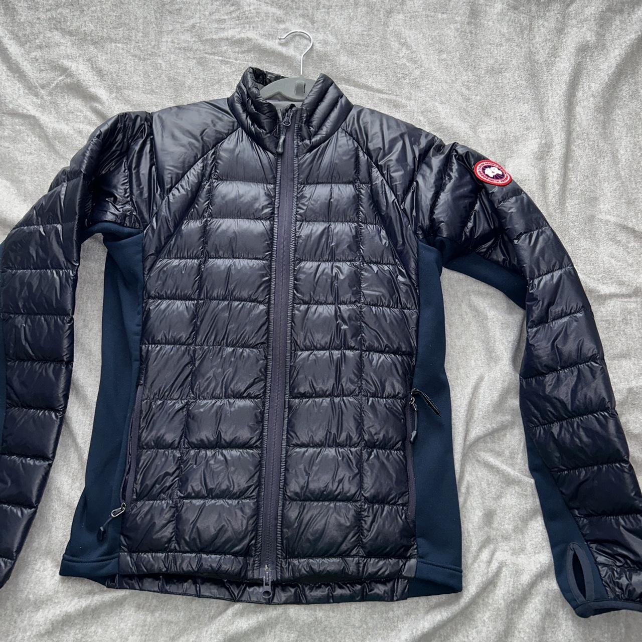 Canada goose hybridge light jacket in navy blue size... - Depop