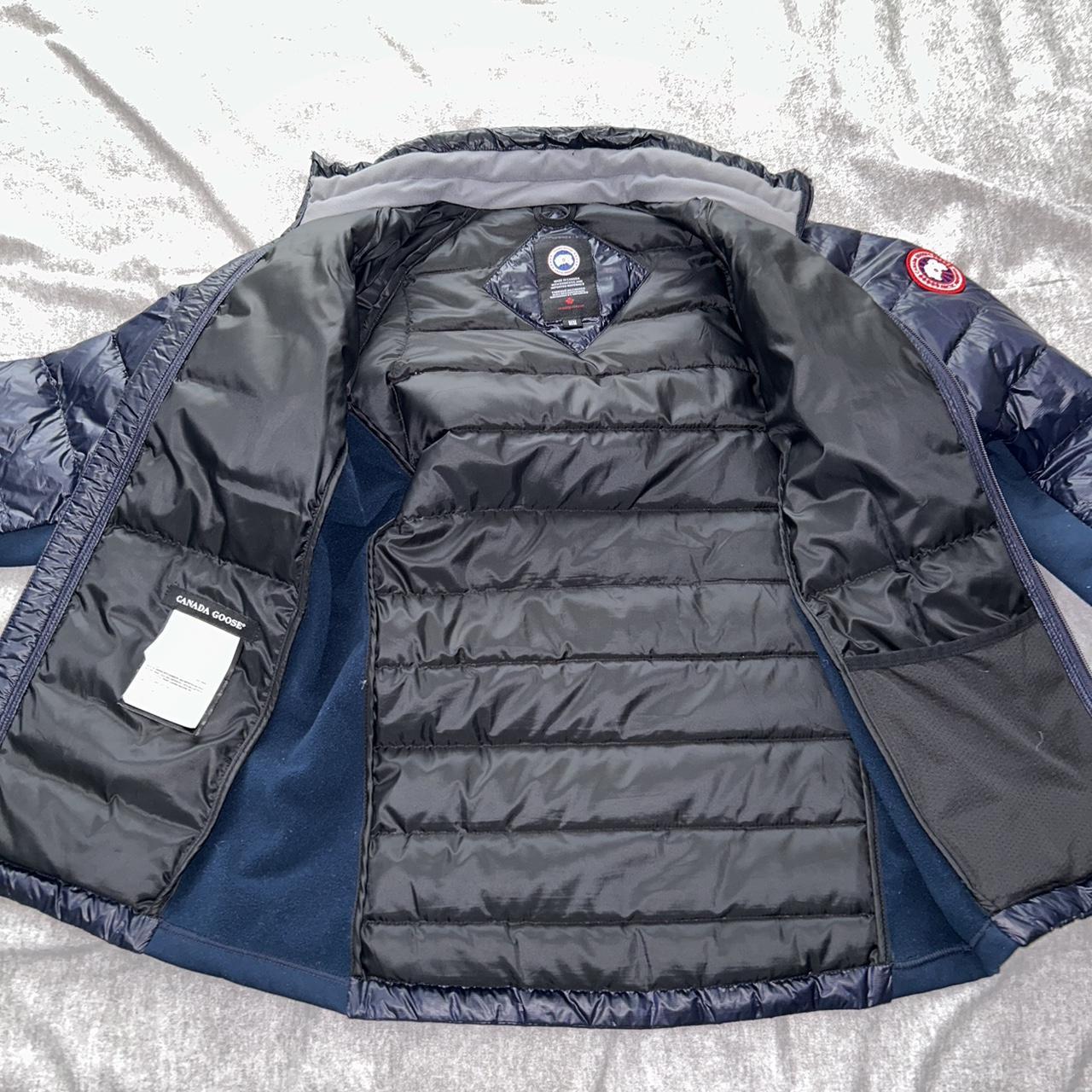 Canada goose hybridge light jacket in navy blue size... - Depop