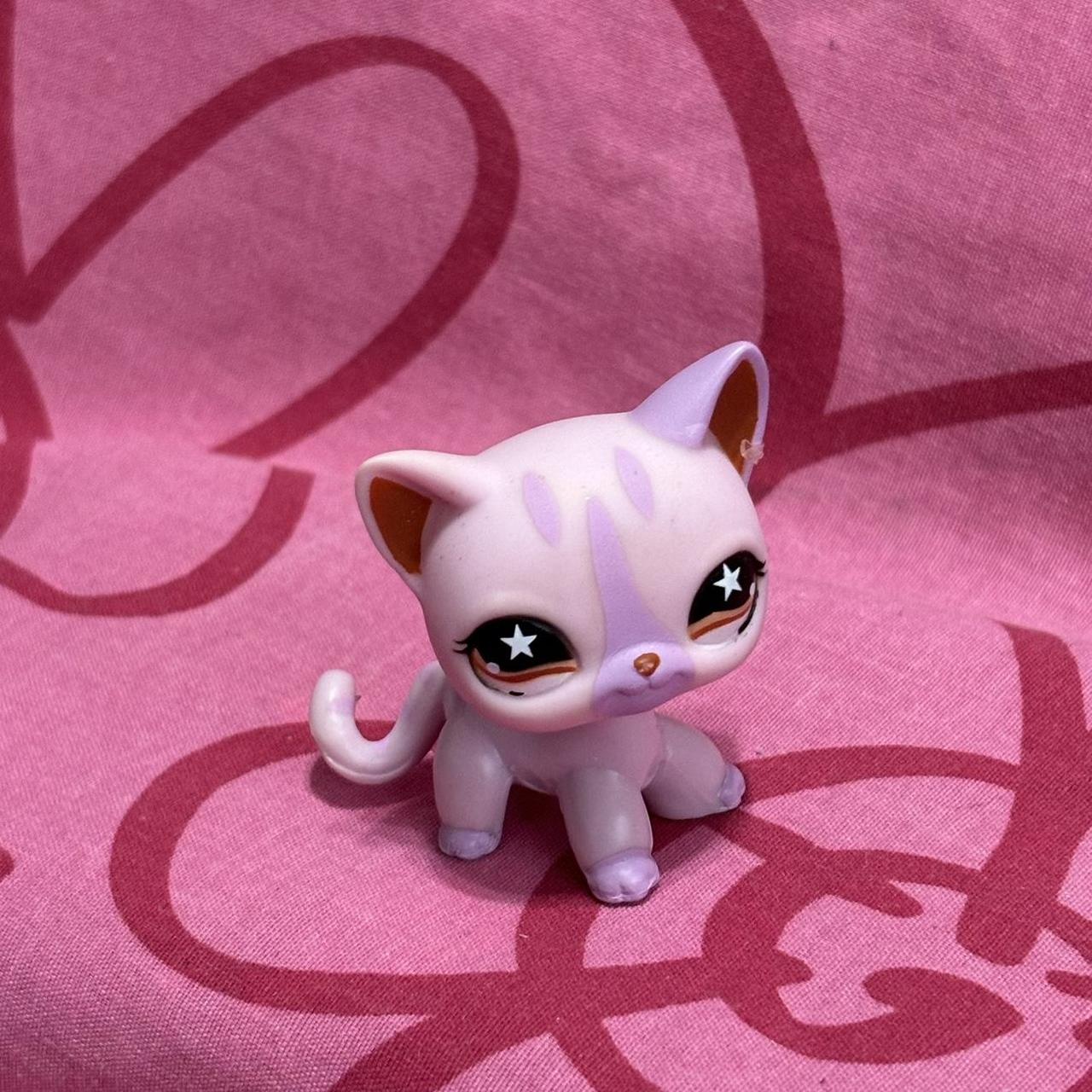 LPS Littlest Pet Shop Sassiest Shorthair Pink Purple... | Depop