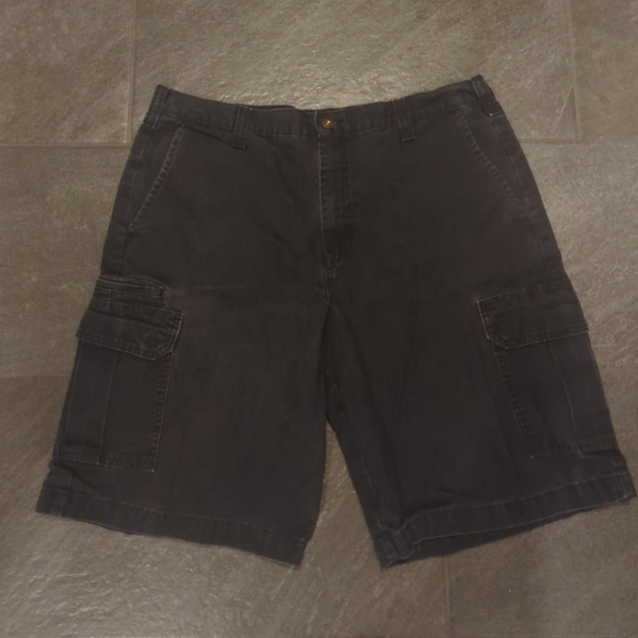 black dickies cargo/carpenter shorts super good... - Depop