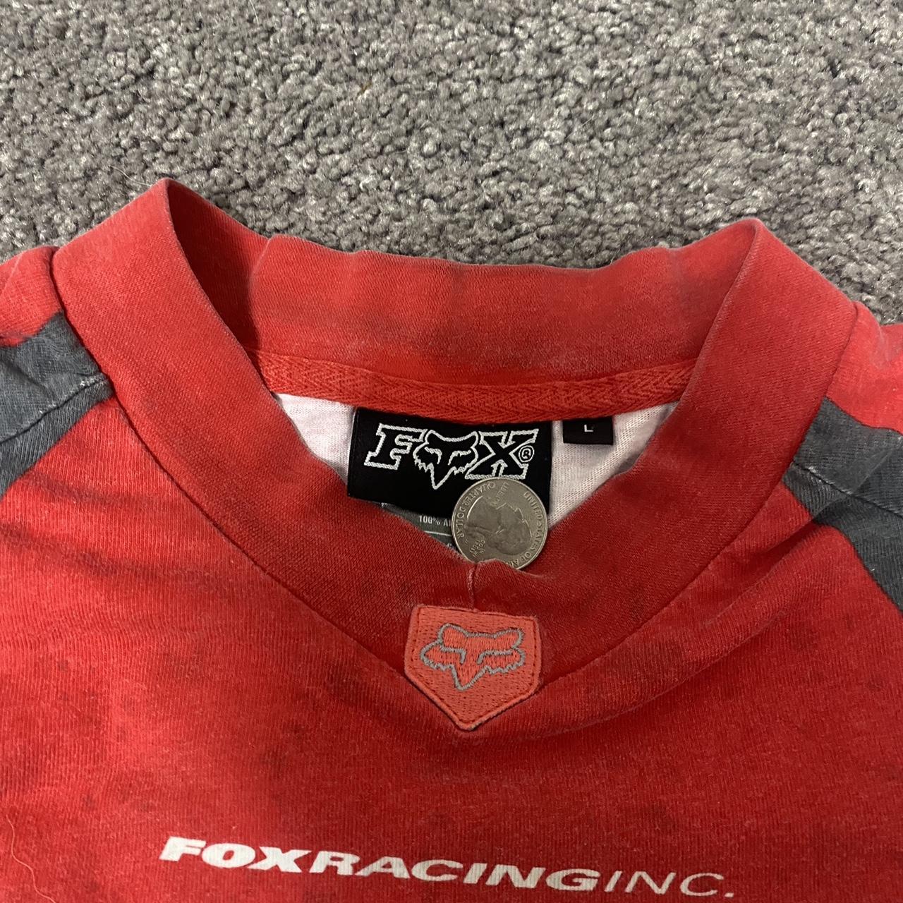 Vintage late 90’s early 2000’s Fox Racing Jersey has... - Depop