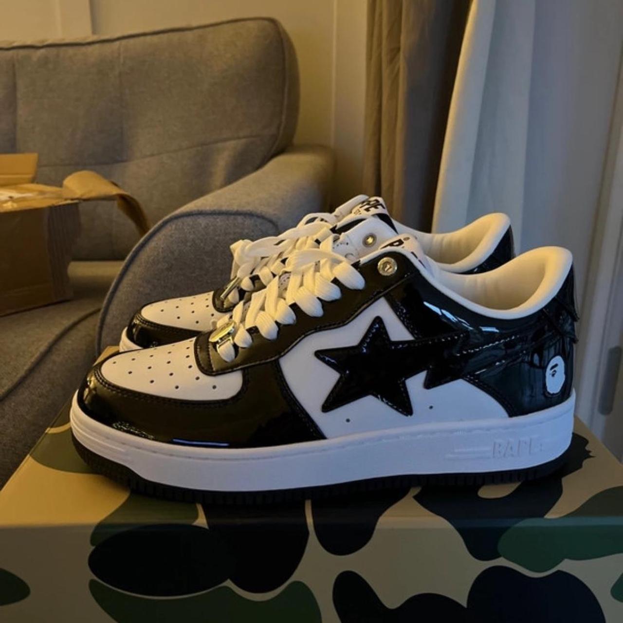 Black bapesta shoes size 5 (only lets me do 6 or above) - Depop Black bapesta shoes size 5 (only lets me do 6 or above) - Depop