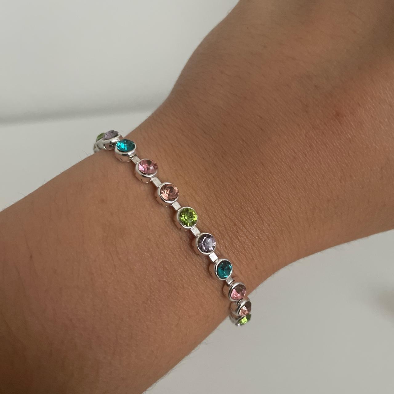 -This Claire’s bracelet is adjustable! -It has blue,... - Depop