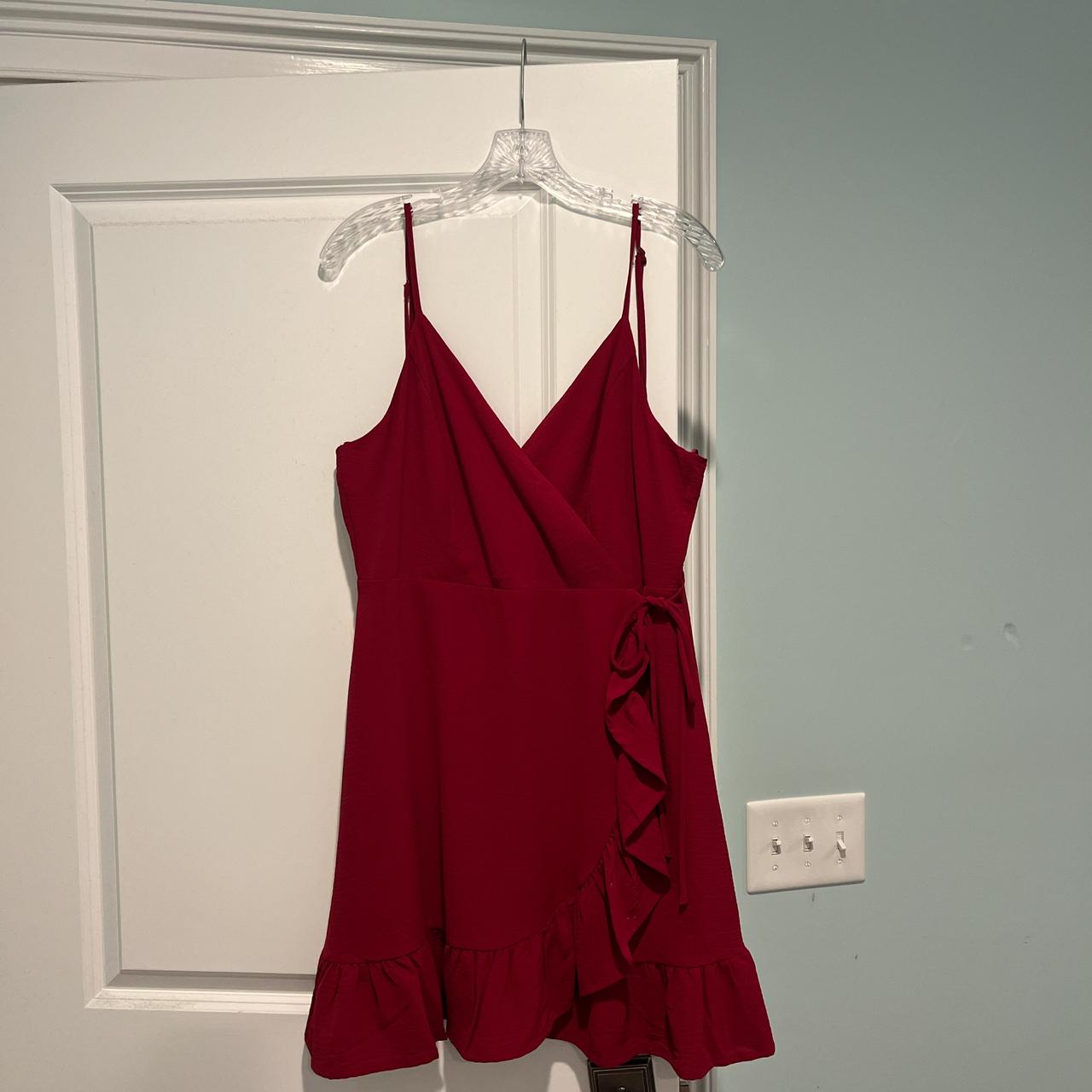 red altard state dress! worn once, has adjustable... - Depop