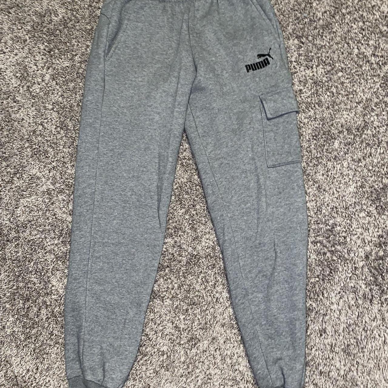 small puma cargo joggers - Depop