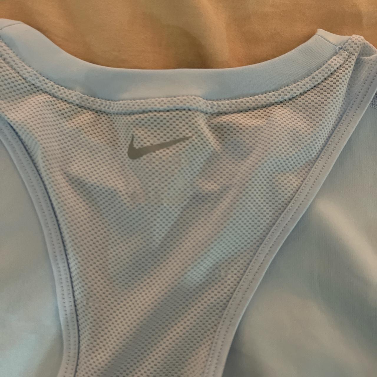 Light blue Nike running tank top, racer back, also... - Depop