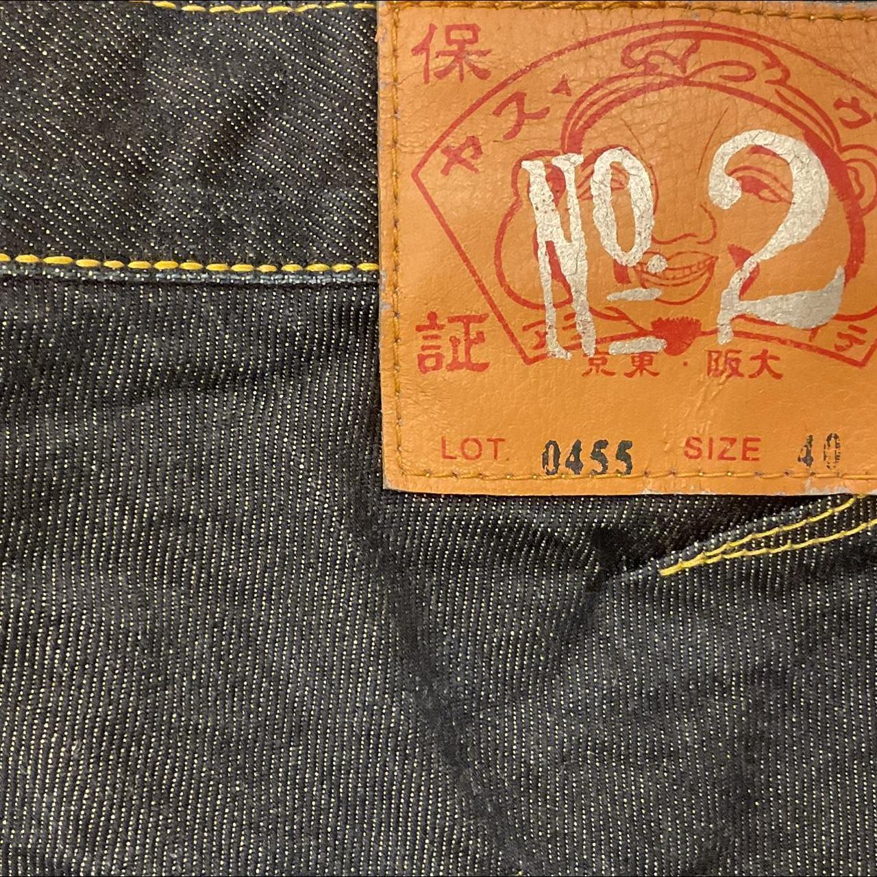 Vintage Evisu Selvedge Jeans VERY RARE PAIR Baggy... - Depop