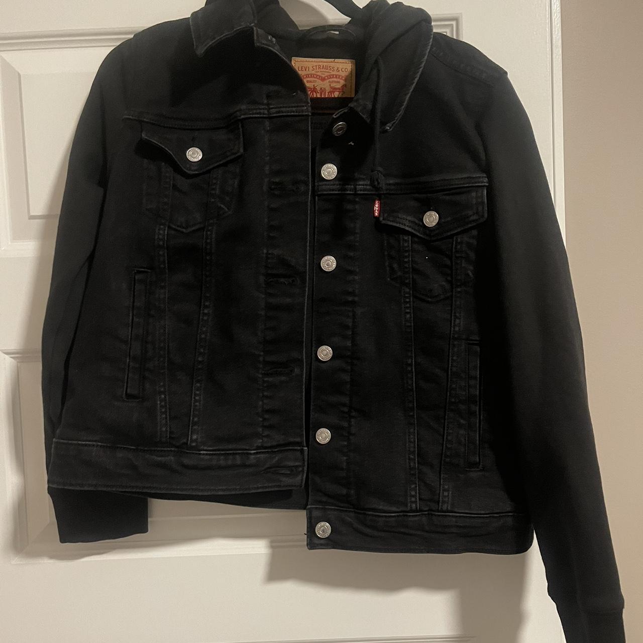 Kids levi jean jacket - Depop