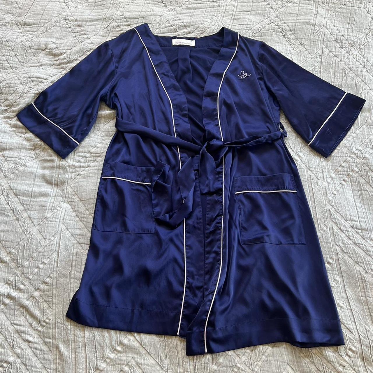 Brand: Peter Alexander Make: Navy robe Condition:... - Depop
