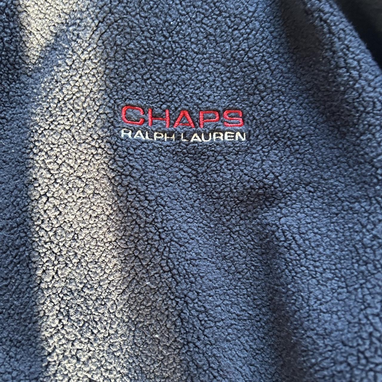 Navy chaps Ralph Lauren fleece 100% authentic as... - Depop