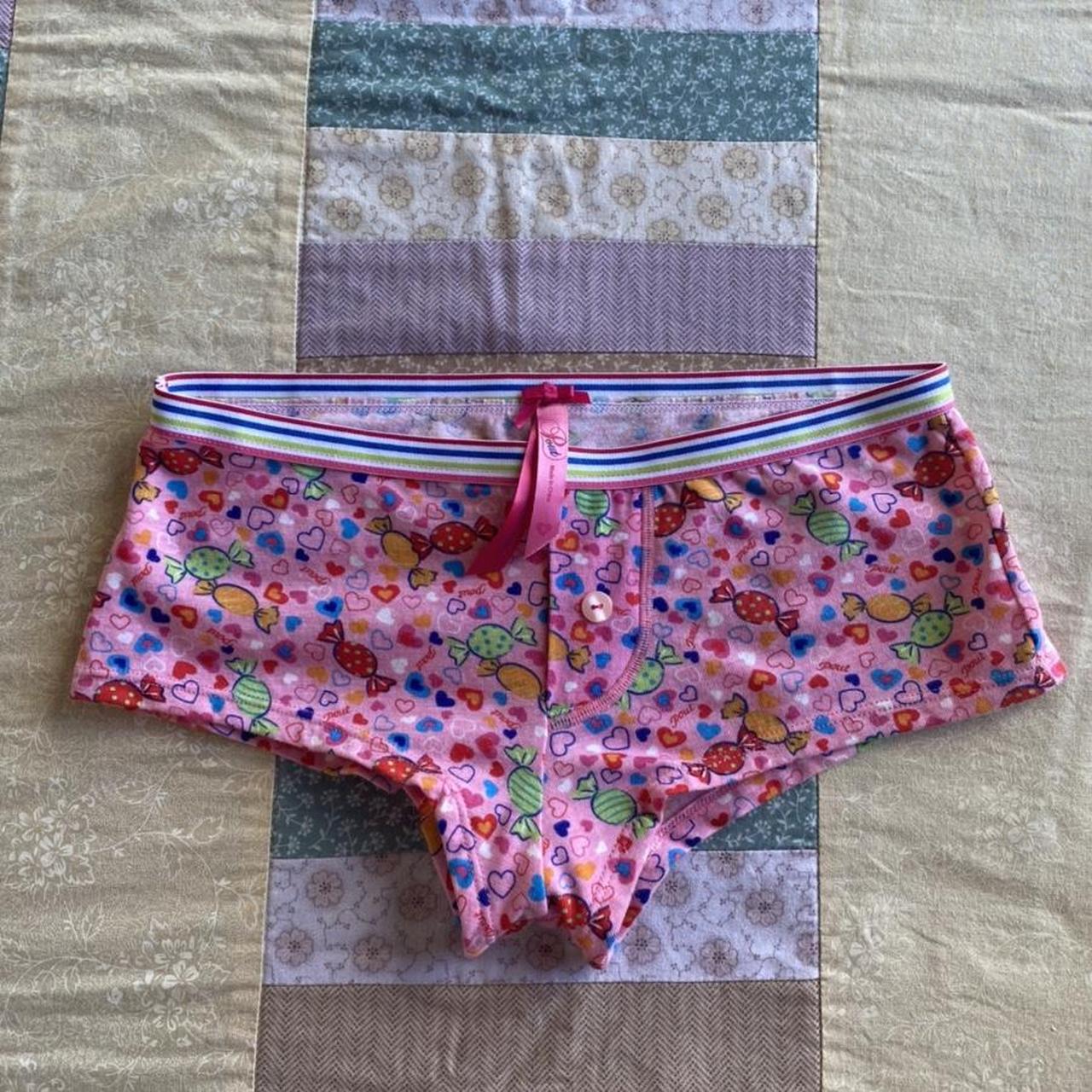 RARE Y2K VICTORIAS SECRET POUT MINI SHORTS 2007 -... - Depop