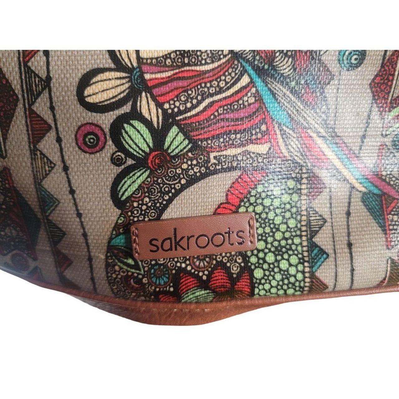 SakRoots Crossbody Charcoal Spirit Desert Handbag... - Depop