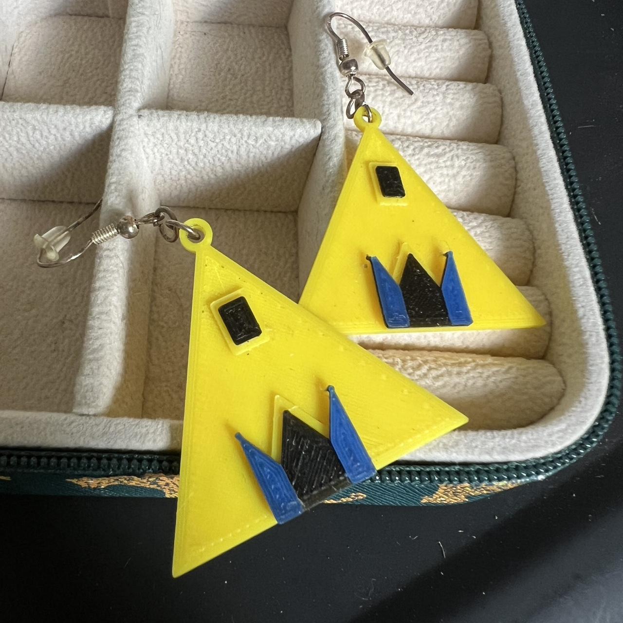 A24 Midsommar movie 3D printed earrings with 925... | Depop