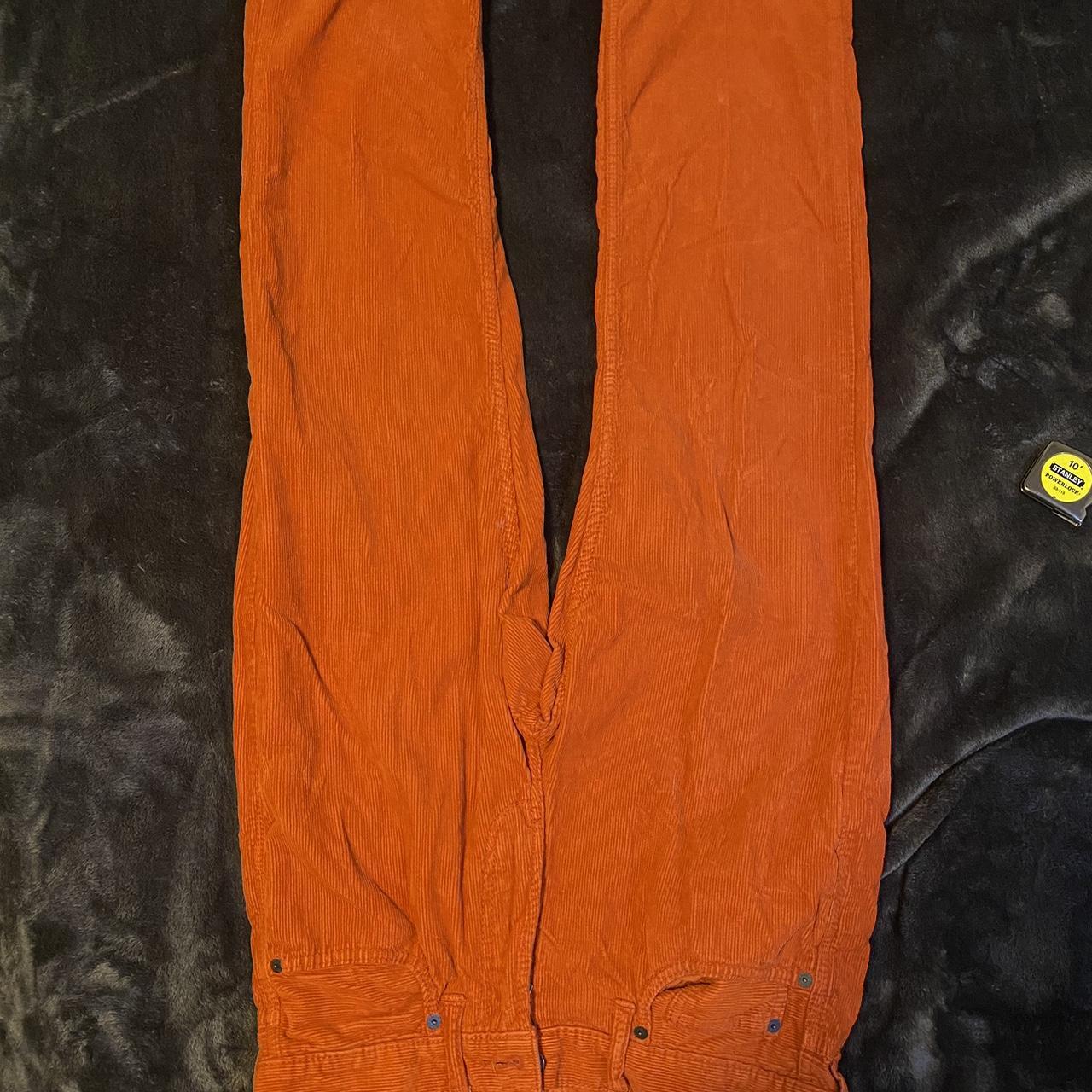 American eagle orange corduroy pants - Depop