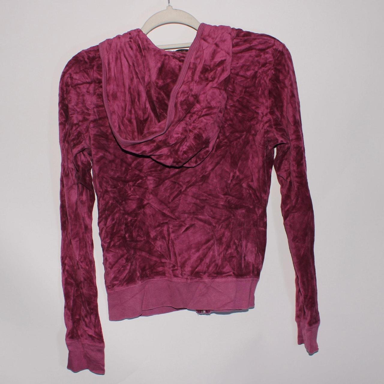 Y2K Juicy Couture Magenta Zip Up Jacket With A J... | Depop