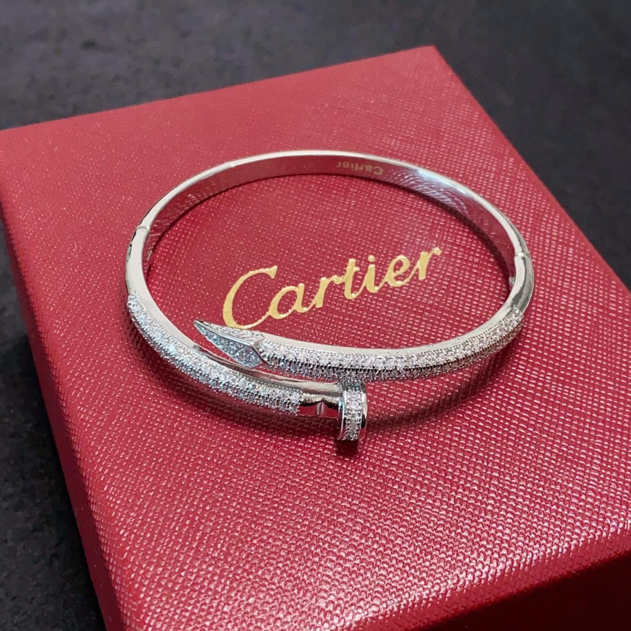 Cartier full diamond nail diamond bracelet, this is... - Depop
