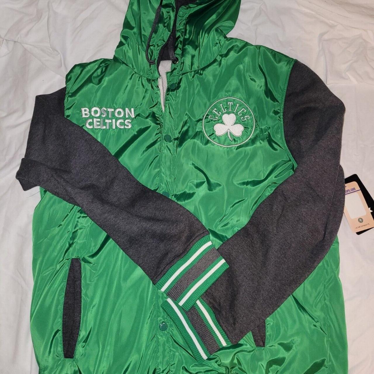 Boston Celtics UNK Stylish Jacket XL, Green with a... - Depop
