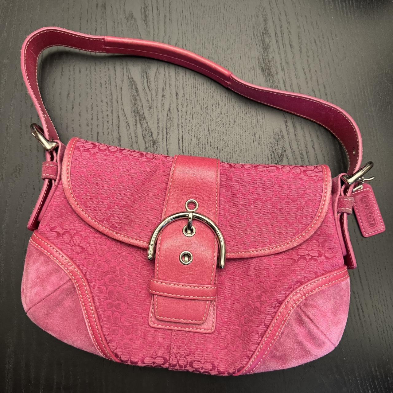 Hot Pink Coach purse 👛 so pretty 💕 - Depop