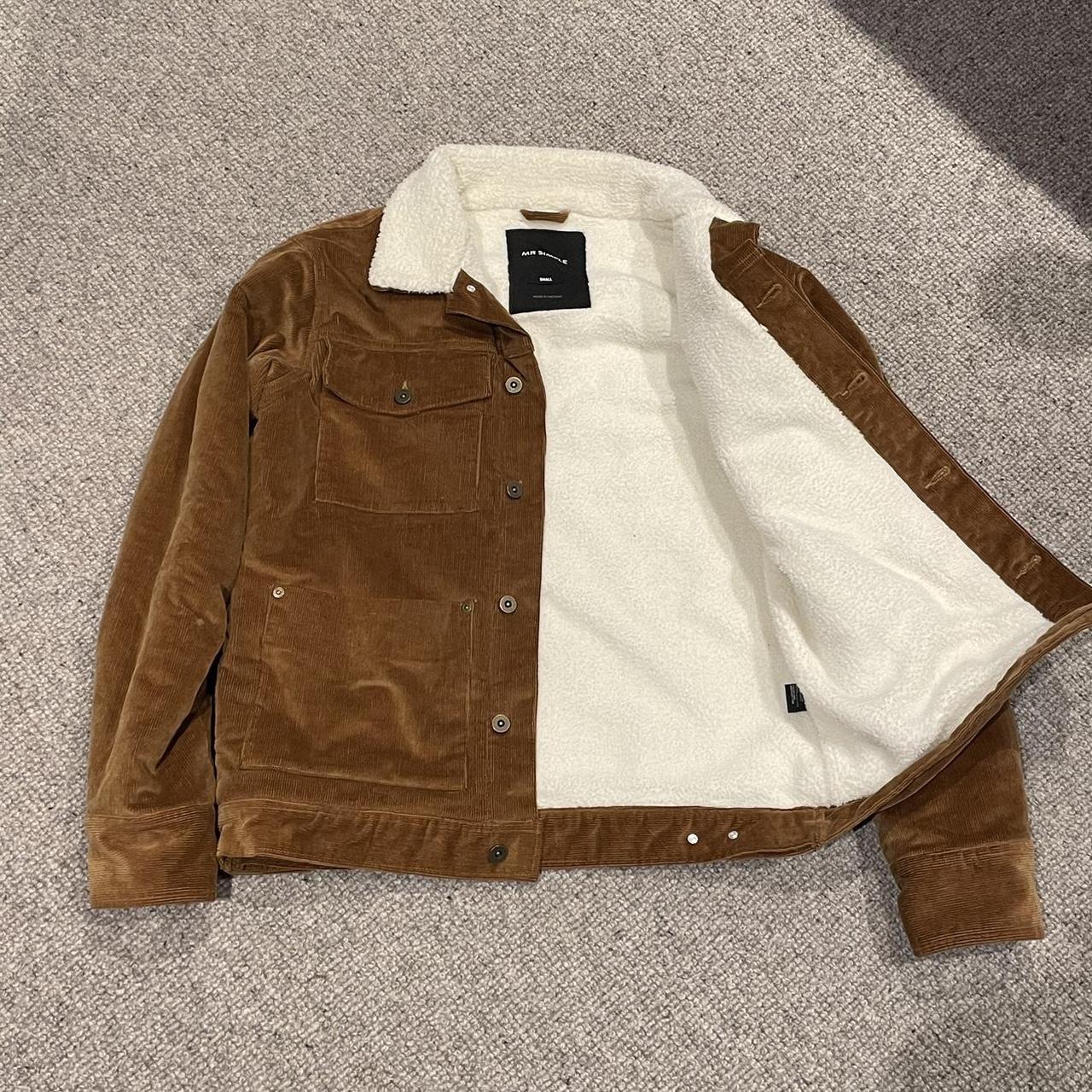 Mr Simple Corduroy Sherpa Jacket Super warm Sherpa... - Depop