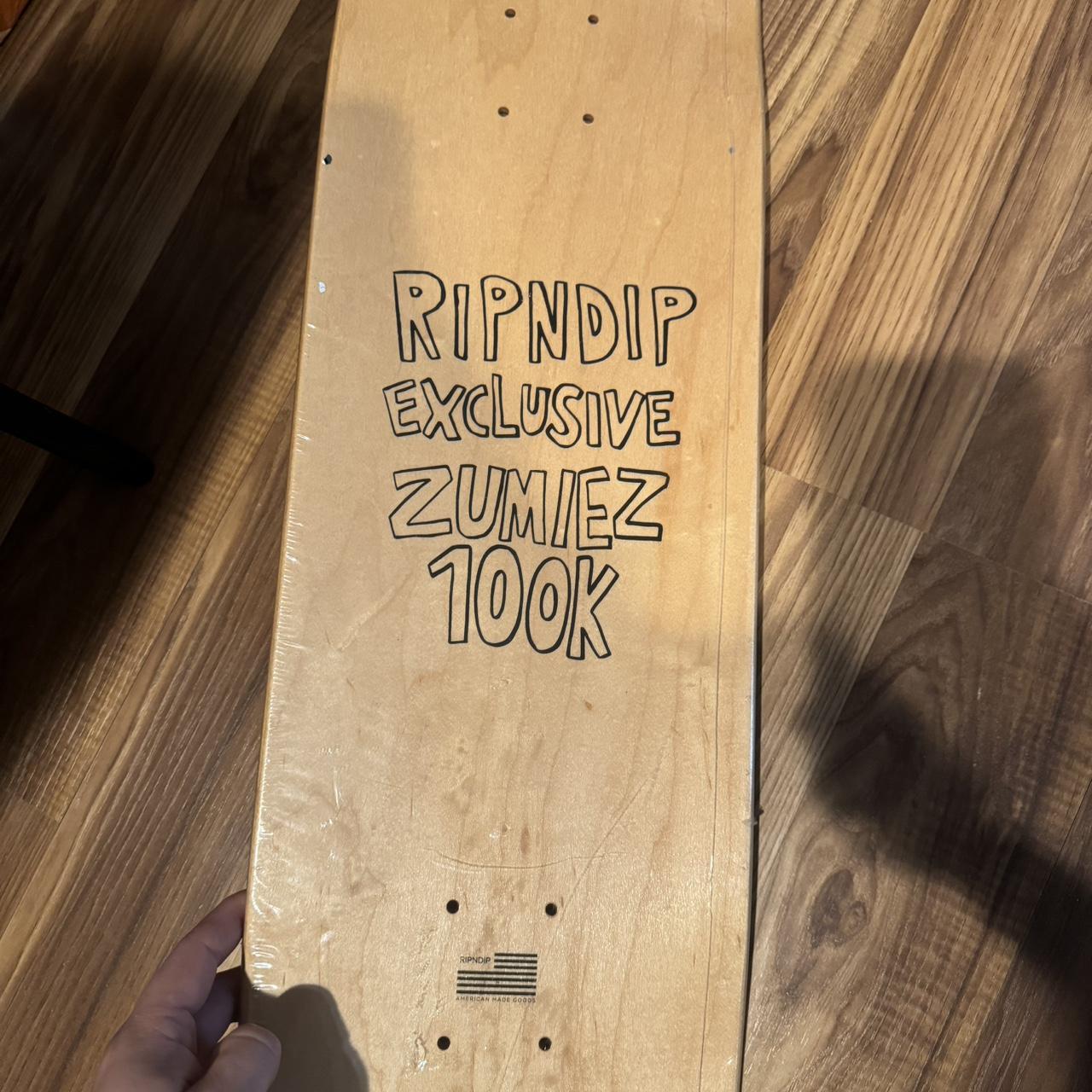 Ripndip skateboard deck Zumiez 100k exclusive... - Depop