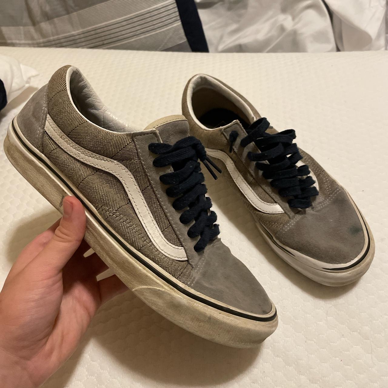 Fairly used size 9 vans. Good pair of beaters and... - Depop