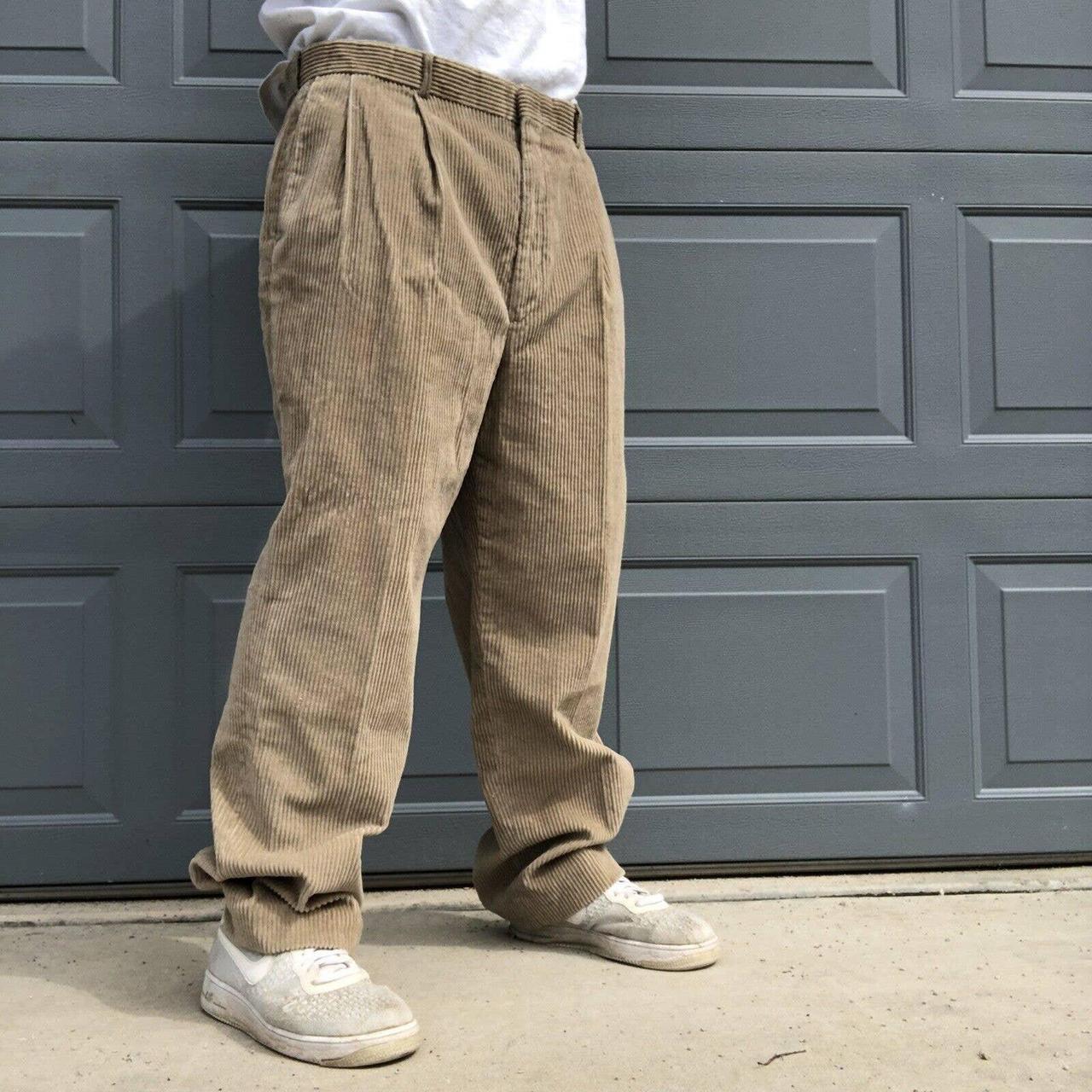 Lands End Mens Corduroy Pants Traditional Fit... - Depop