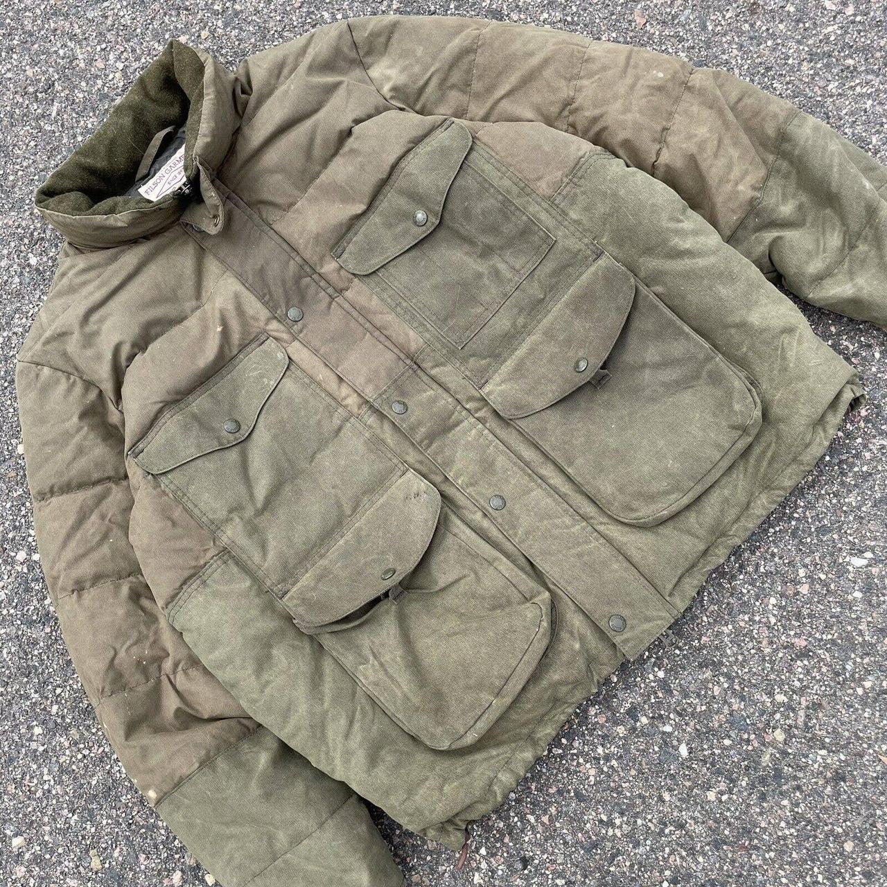 FILSON DOWN CRUISER JACKET DARK TAN XL Heavy Duty... - Depop