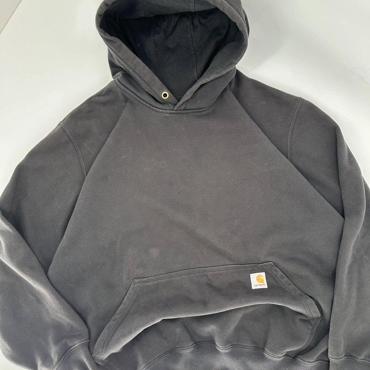 Heavy Carhartt Rain Defender Pullover Work Hoodie... - Depop