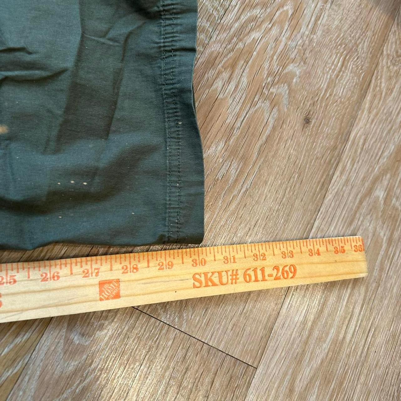 Y2K BC Clothing Convertable Cargo Pants. Faded Green... | Depop