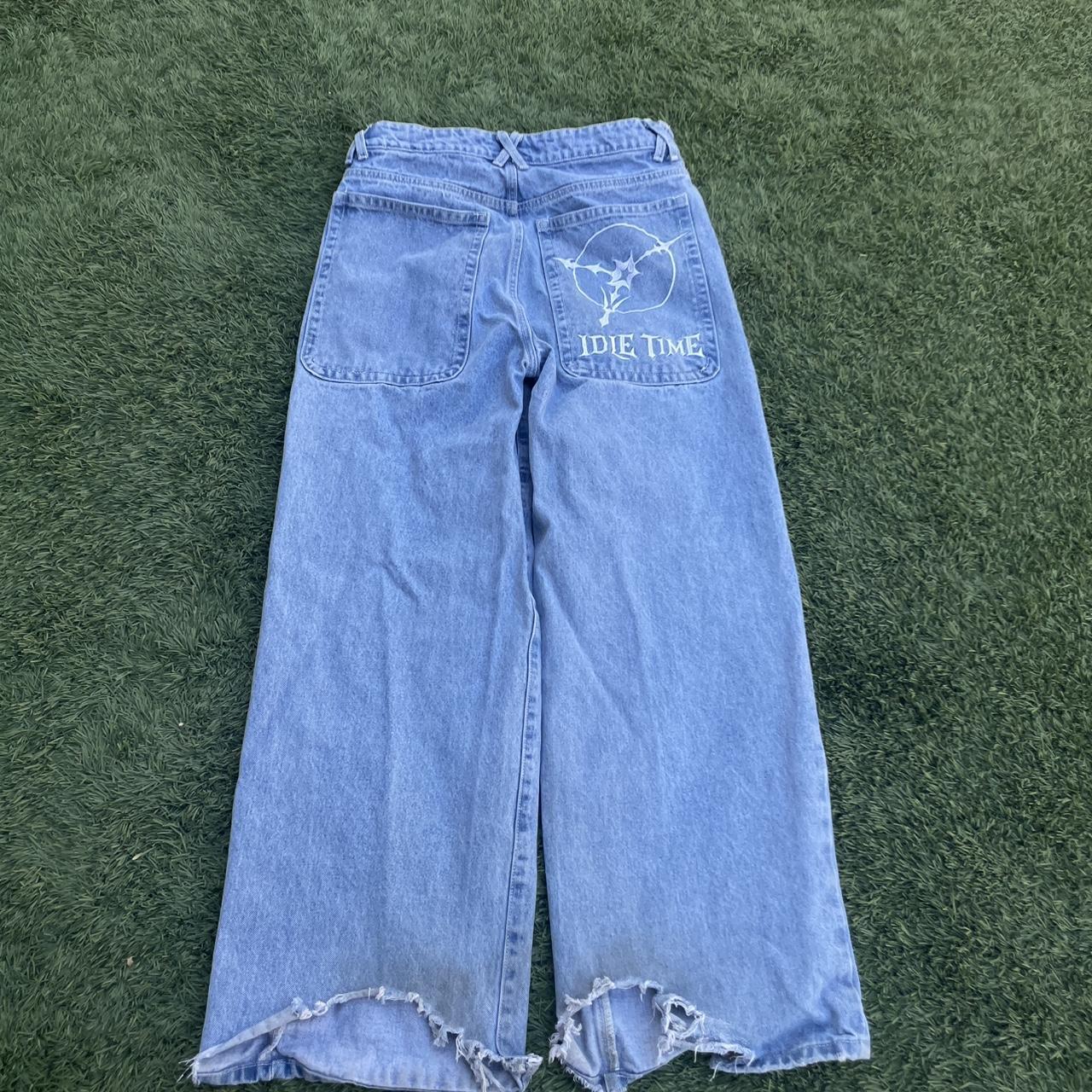 LIMITED idle time jeans w super big pockets Size... | Depop