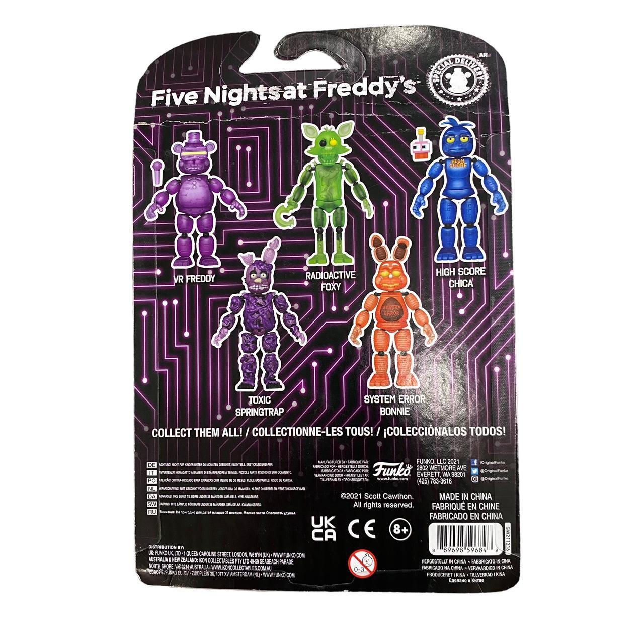 FNAF Radioactive Foxy Figure Box is a little beat... - Depop