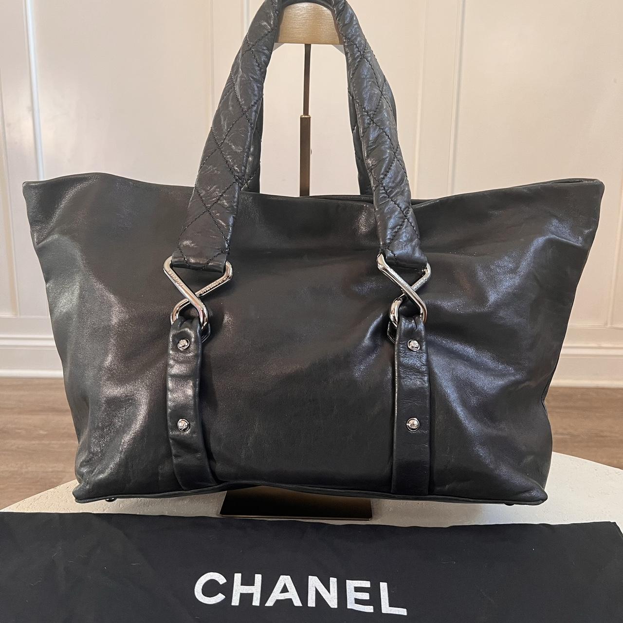 Authentic CHANEL Black Reissue “PRESSE” Jumbo... - Depop
