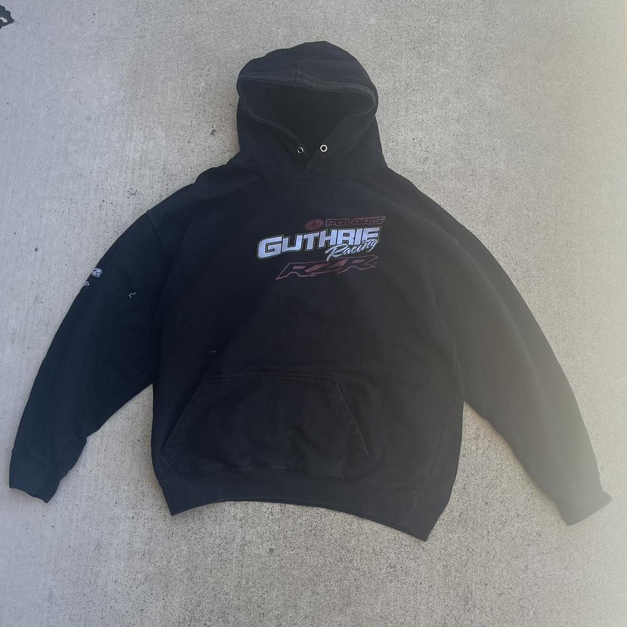 GUTHRIE RACING hoodie - black - Depop