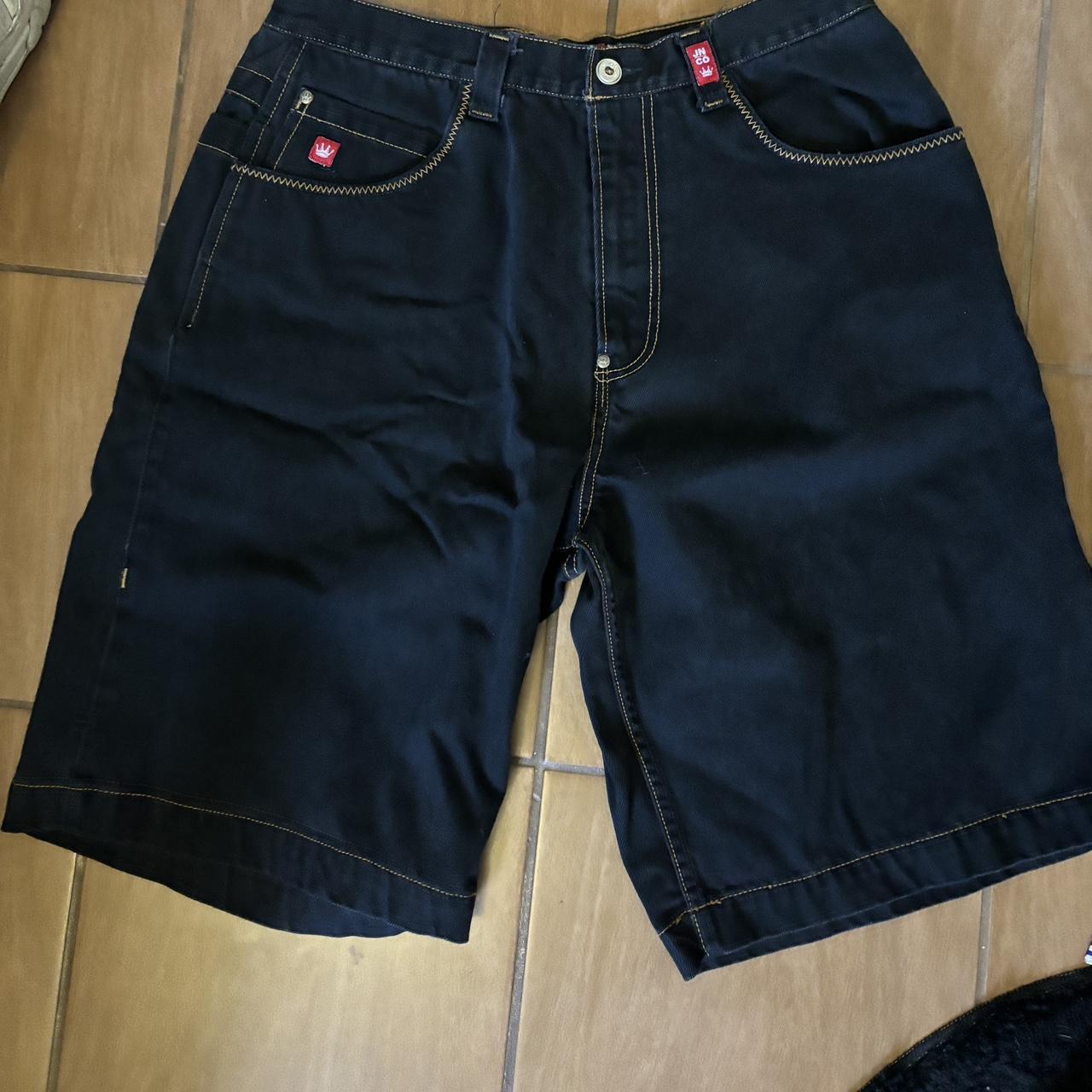 jnco fire skull jorts dm before you buy 36x32 13... | Depop