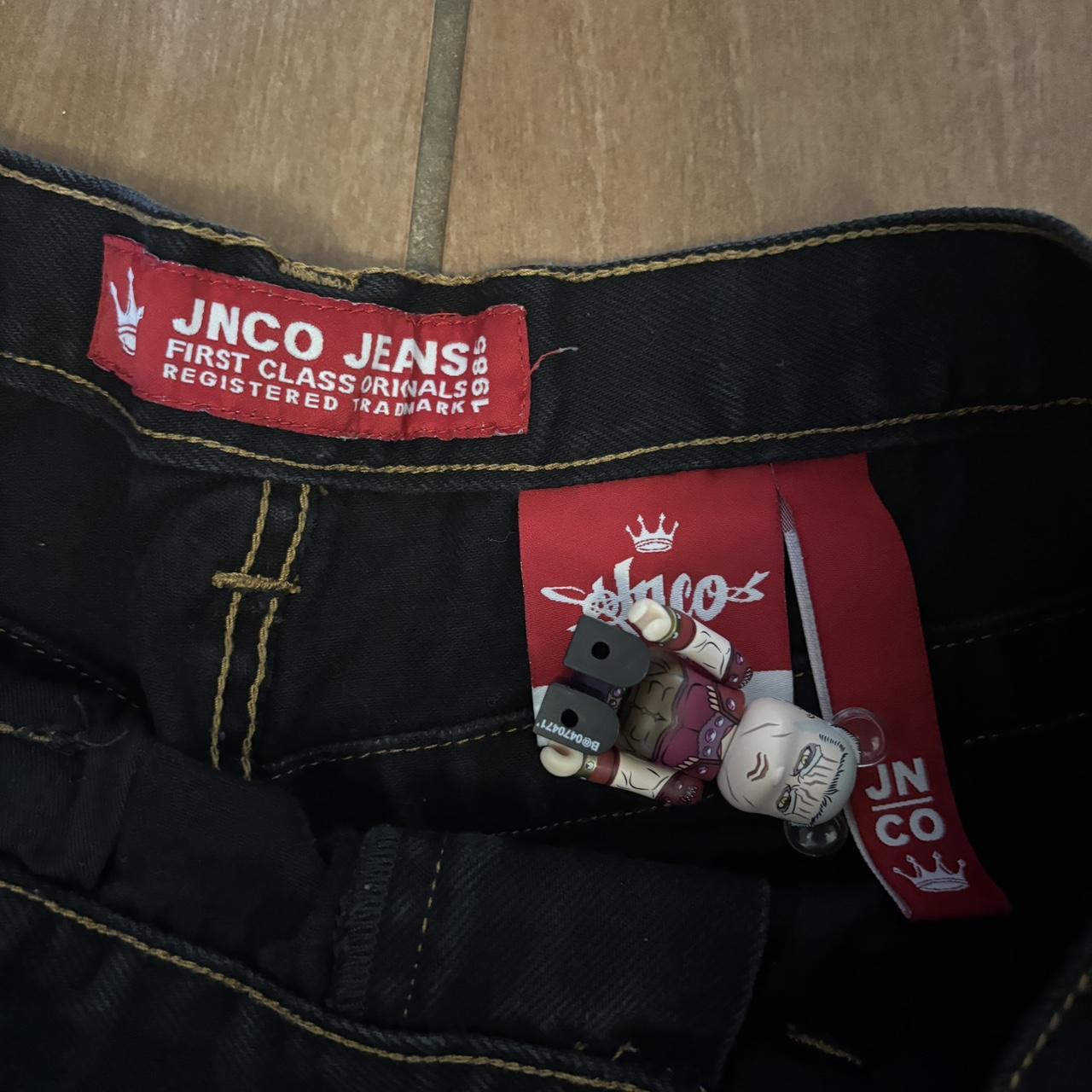 jnco fire skull jorts dm before you buy 36x32 13... | Depop