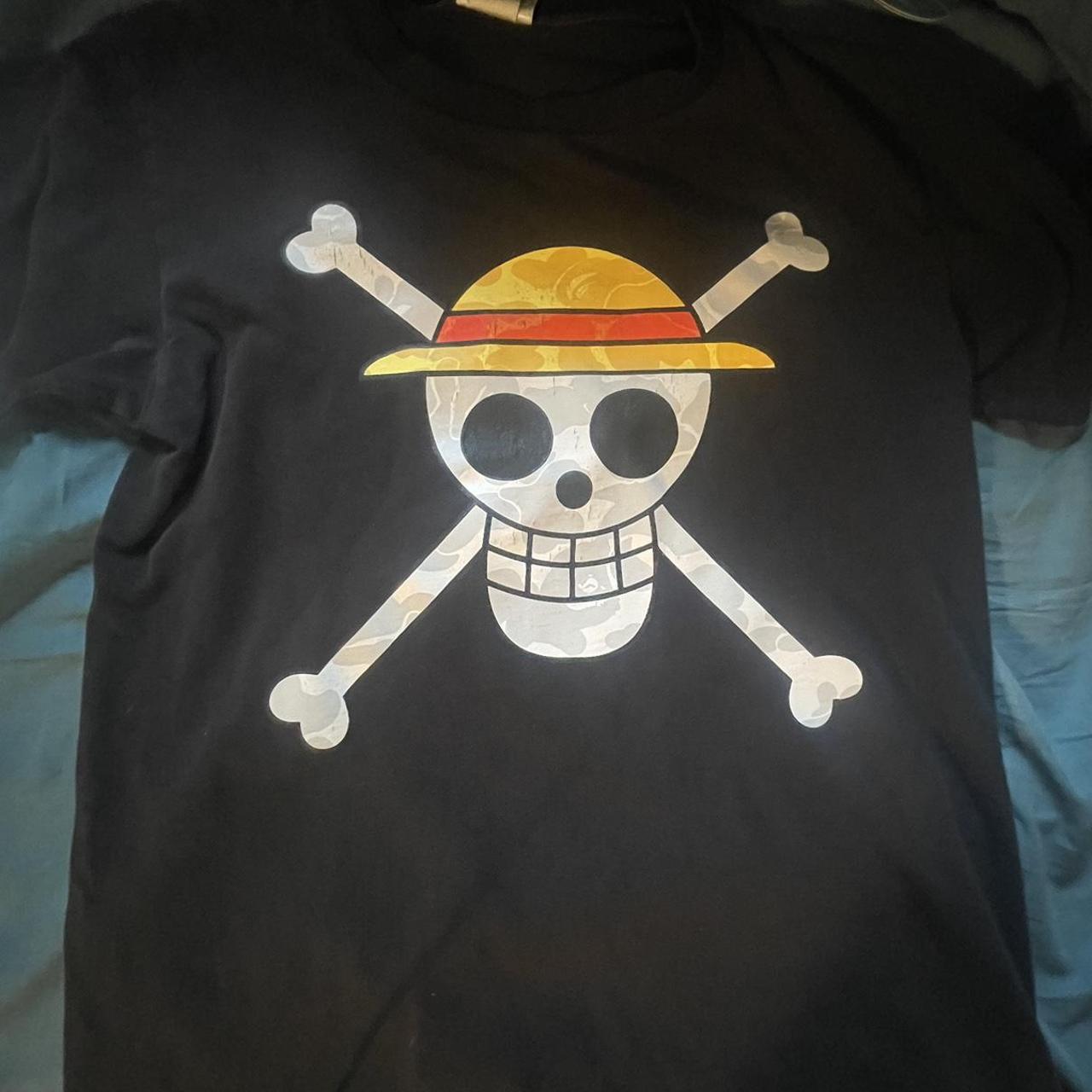 RARE Y2K BAPE X ONE PEICE SHIRT Zero flaws and SO... - Depop