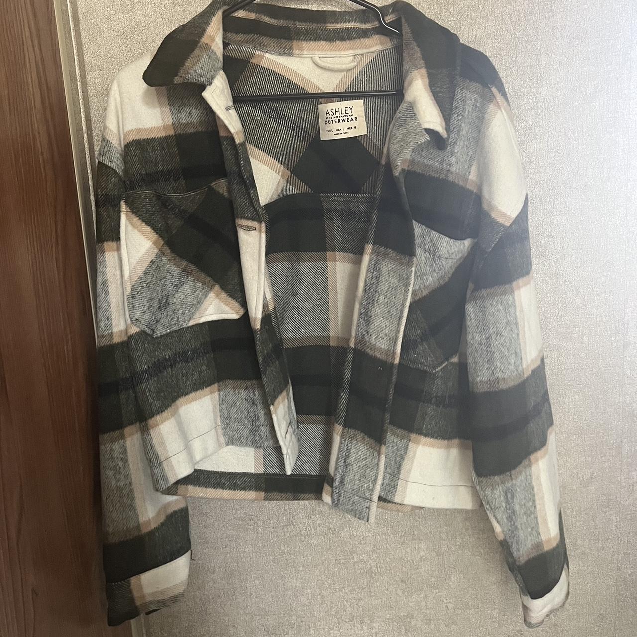 cute fall colored flannel jacket! i’ve literally... - Depop